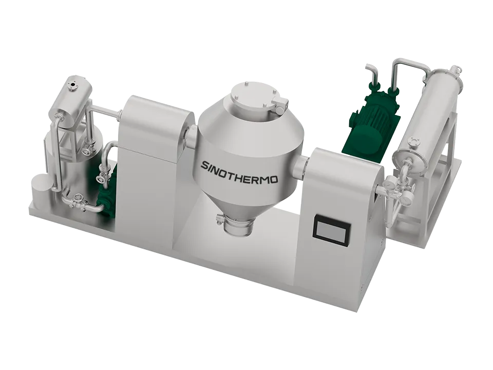 Rotary Cone Vacuum Dryer and Double Cone Blender - SINOTHERMO